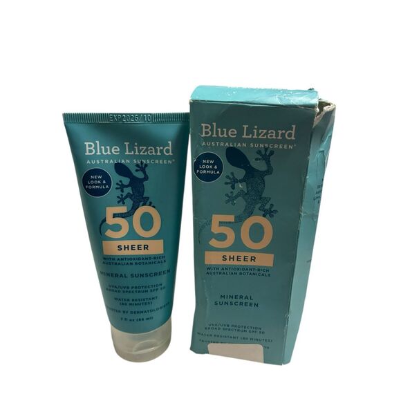 Blue Lizard | Skincare | Blue Lizard Sheer Mineral Sunscreen Spf 5 3 Oz ...